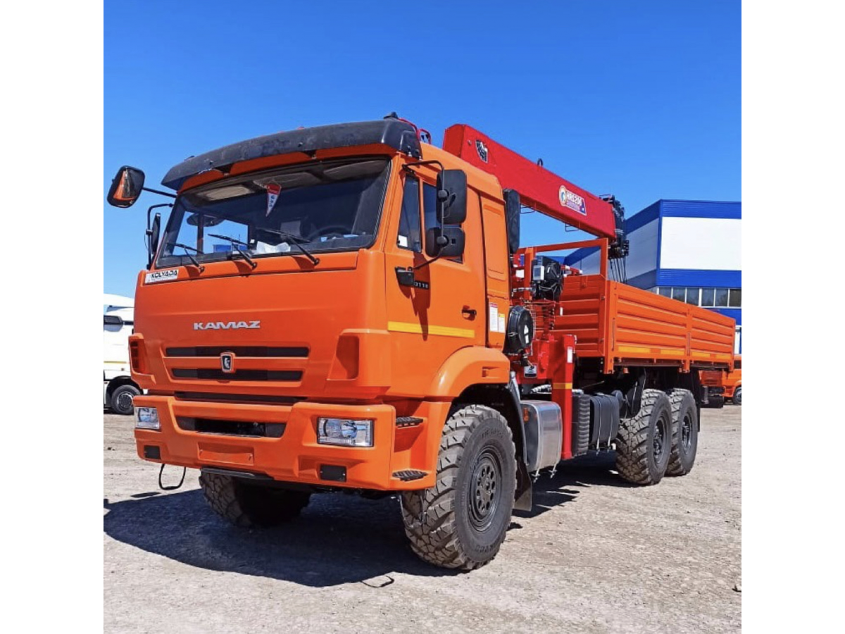 Кран-манипулятор Horyong HRS206 на КАМАЗе-43118 отправился в Певек через порт Архангельска